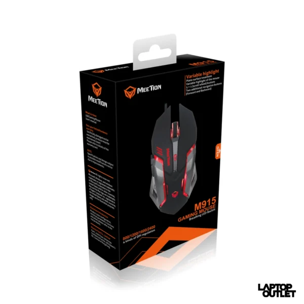 Meetion M915 – RGB Gaming Mouse – Laptop Outlet